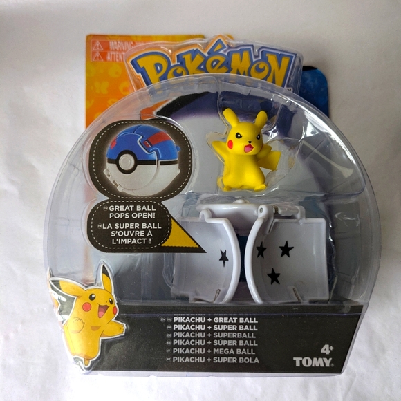 Pokemon | Toys | Pokemon Throw N Pop Pokeball Pikachu Figure Poke Ball ...